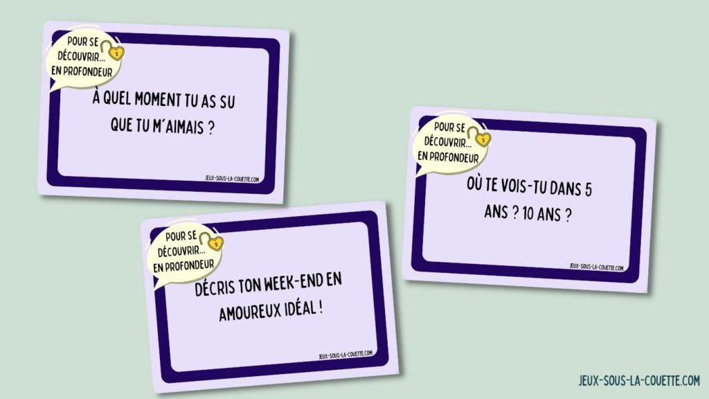 147 questions à se poser en couple : notre jeu à imprimer
