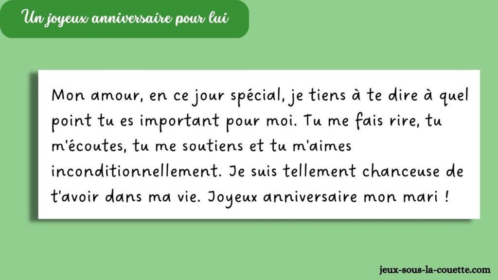 Joyeux anniversaire mon amour : idées de textes touchants